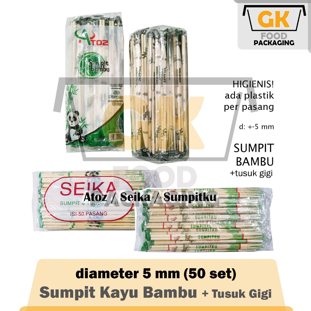 Jual Sumpit Kayu 1 Pack Terlengkap & Harga Terbaru Mei 2026 | Shopee ...