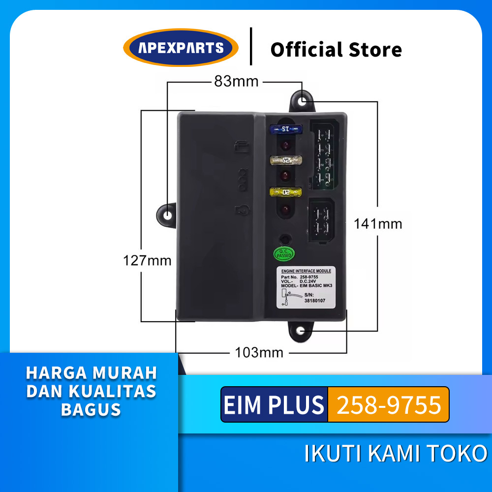 Jual Engine Interface Module EIM BASIC MK3 24V 258-9755 EIM 36040922 Module | Shopee Indonesia