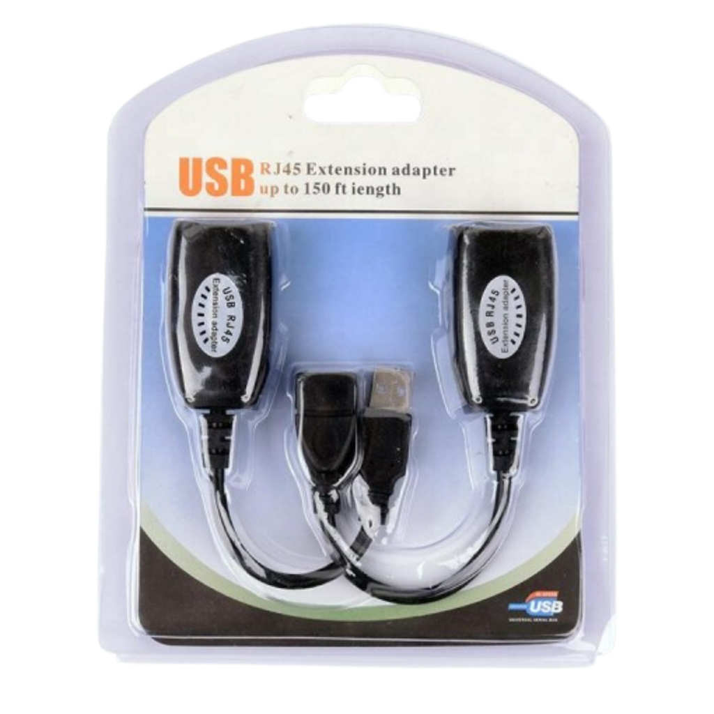 Jual USB RJ45 Extension adapter Up to 30m / USB EXTENDER VIA KABEL LAN ...