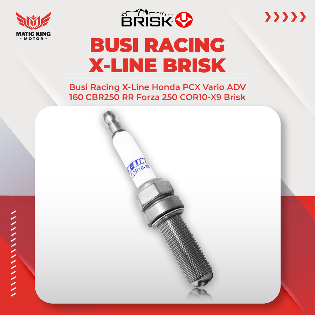 Jual Brisk Busi Racing Honda PCX ADV Vario 160 Forza CBR 250 RR CRF 450 ...