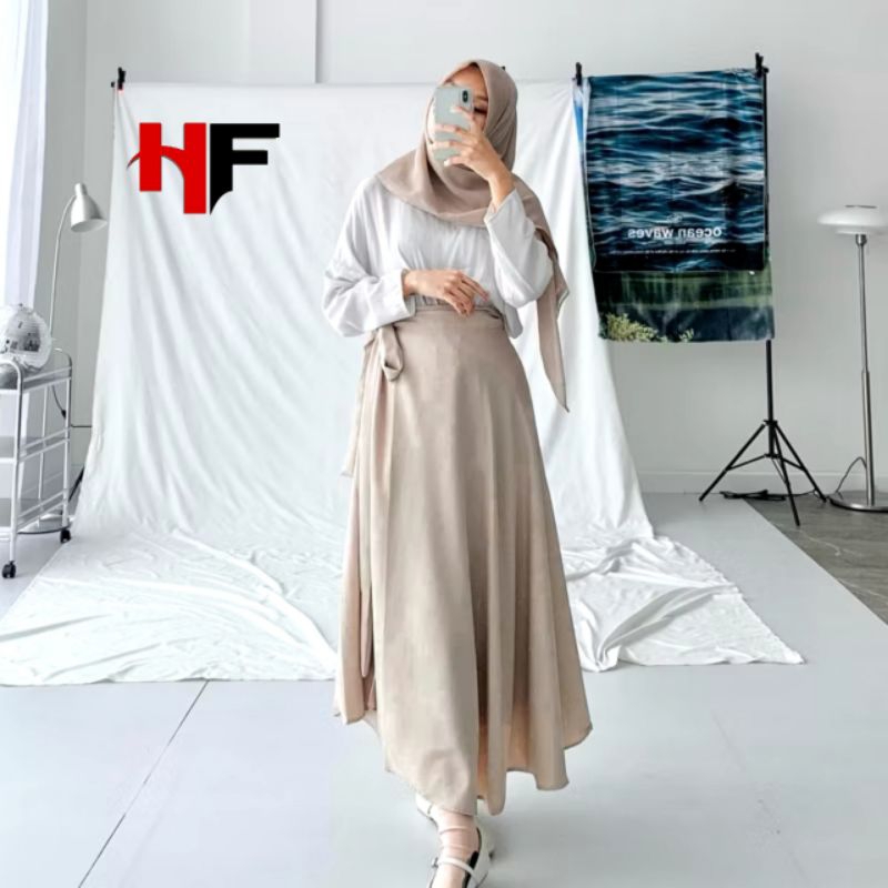 Jual Rok Flare Wanita - Rok Lilit Polos - Rok Lilit Wanita Masakini ...