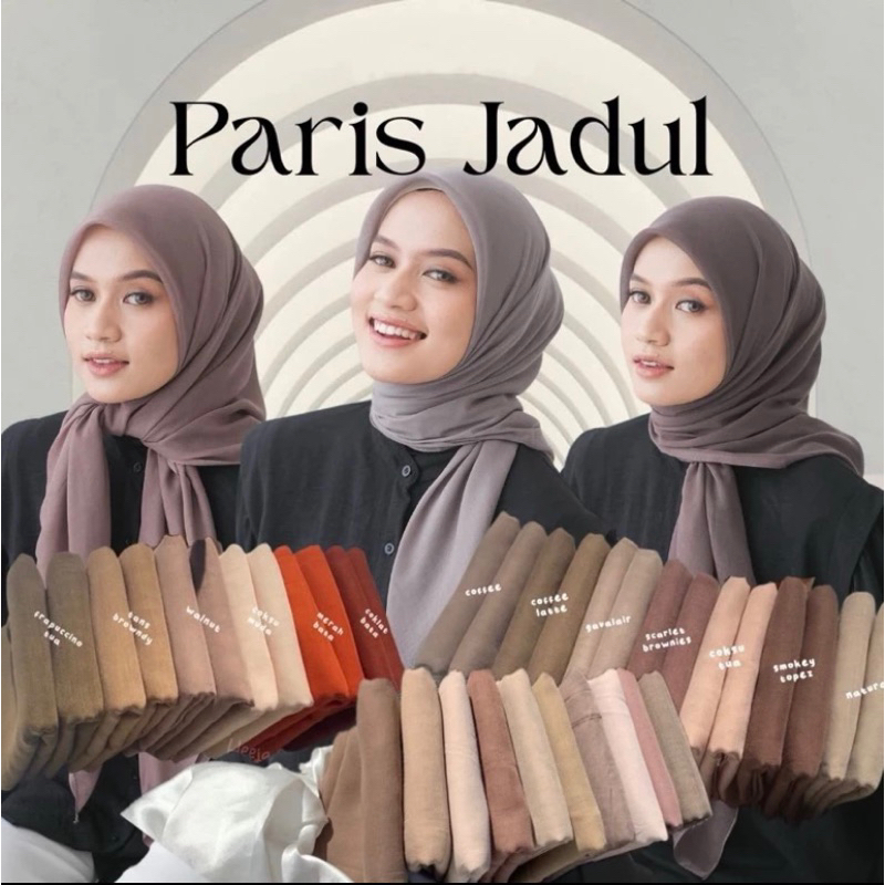 Jual Segi Empat Paris Jadul | Kerudung Paris Jadul Varisha | Shopee Indonesia