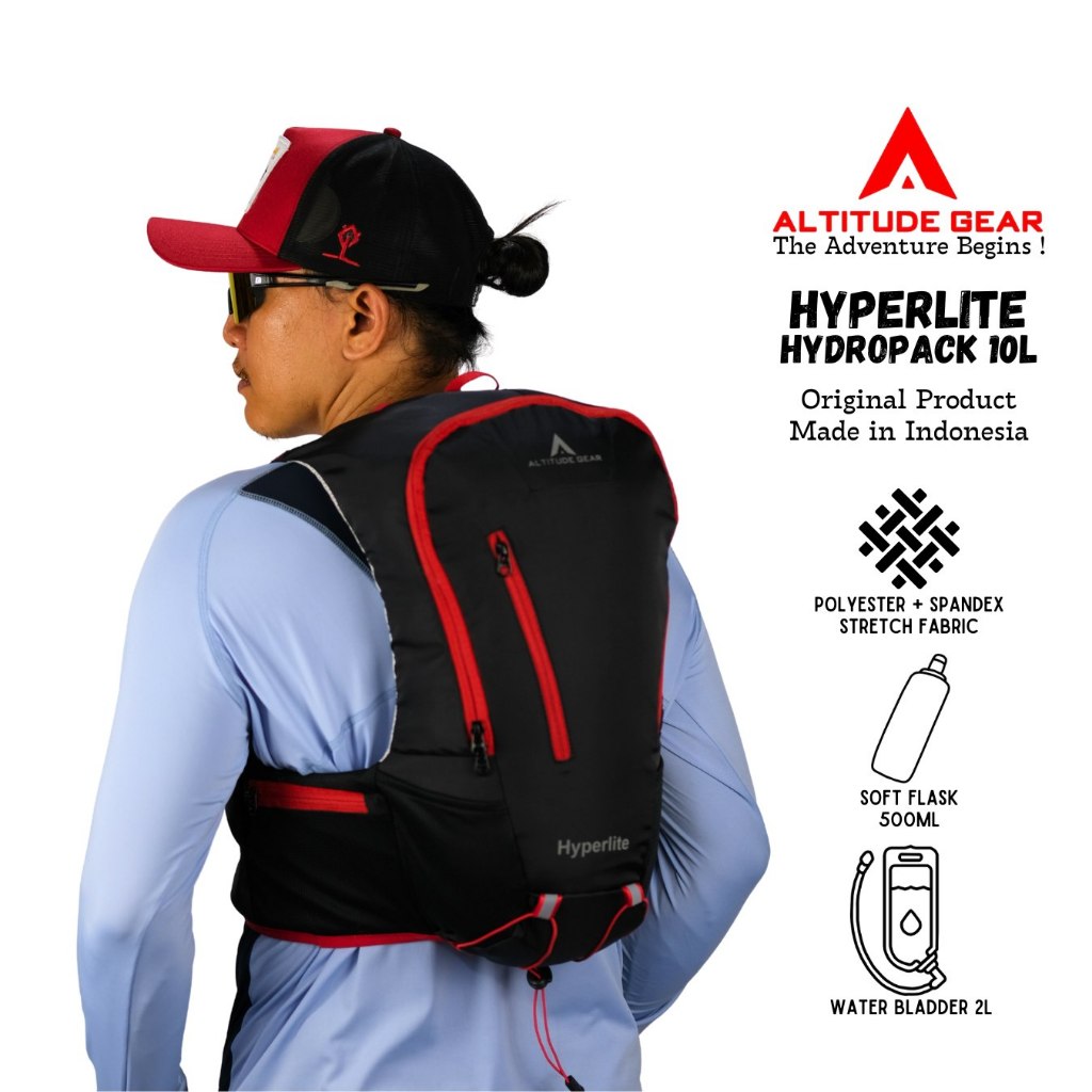 Jual Hydropack Altitude Gear Hyperlite 12 Rompi Vest Trail Run Running ...