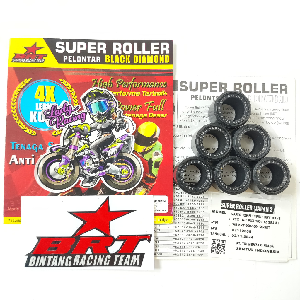 Jual ROLLER BRT GENIO/ ADV/ PCX/ VARIO 125 150 160 LED/ BEAT STREET ...