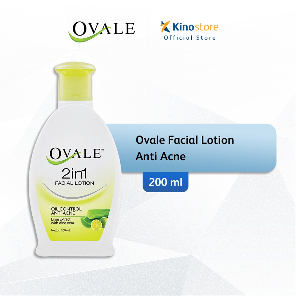 Jual Ovale Facial Lotion Anti Acne 200ml | Shopee Indonesia