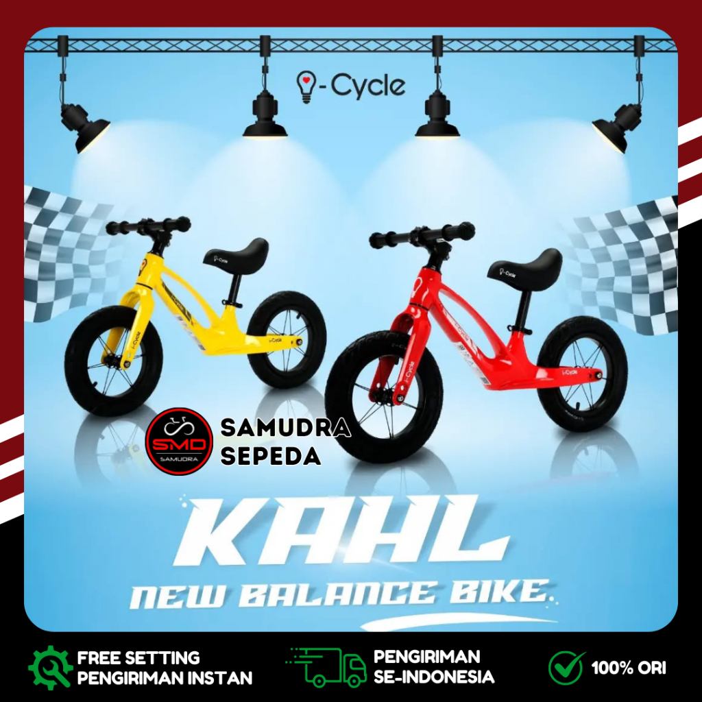 Jual Sepeda Anak Push Balance Bike 12 Inch Merk Icycle KAHL Frame ...