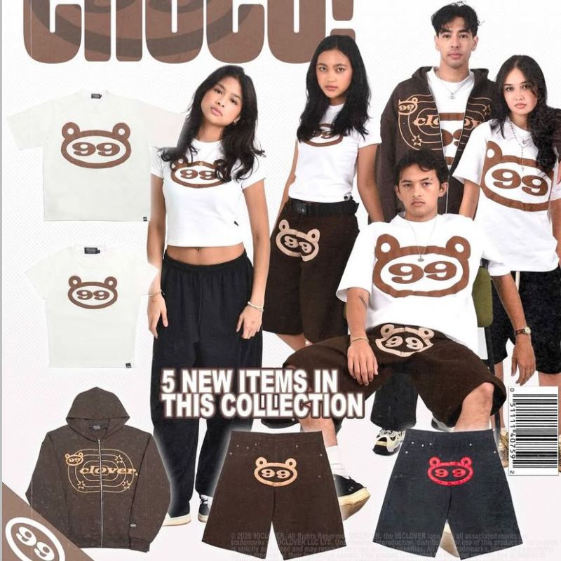 Jual 99Clover Hoodie/Tee/Jorts Oversized Clover Vision/Feeling Lucky ...