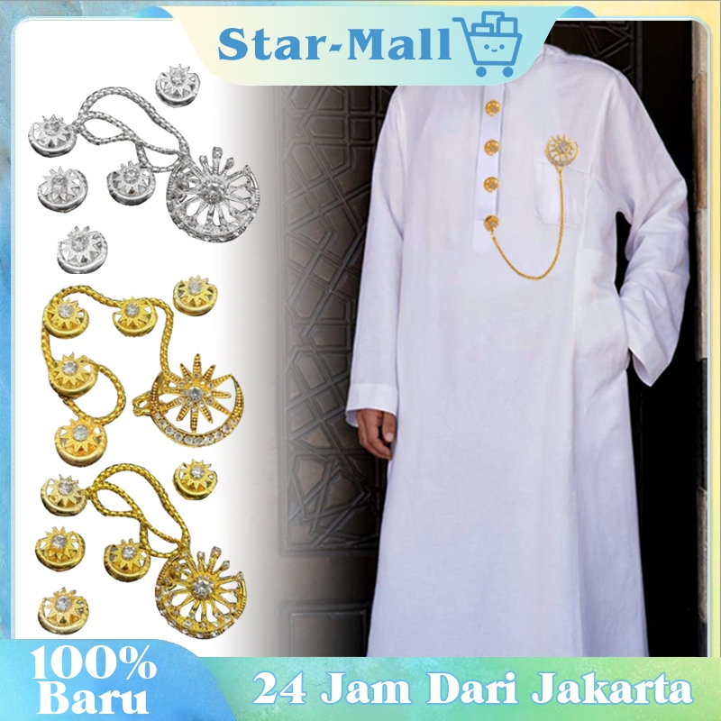 Jual Butang Pin Baju Melayu Rantai Baju Melayu Pria Beragama Islam ...