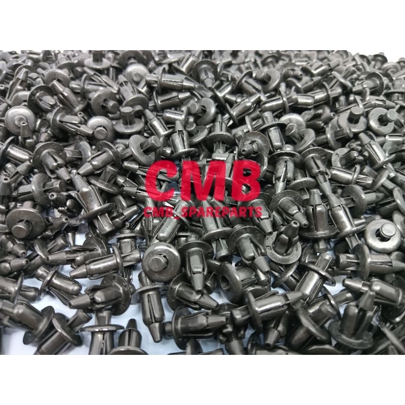 Jual ( 25 - 100 PCS ) KLIP KANCING RIVET LANCIP KECIL 6MM / RIVET ...