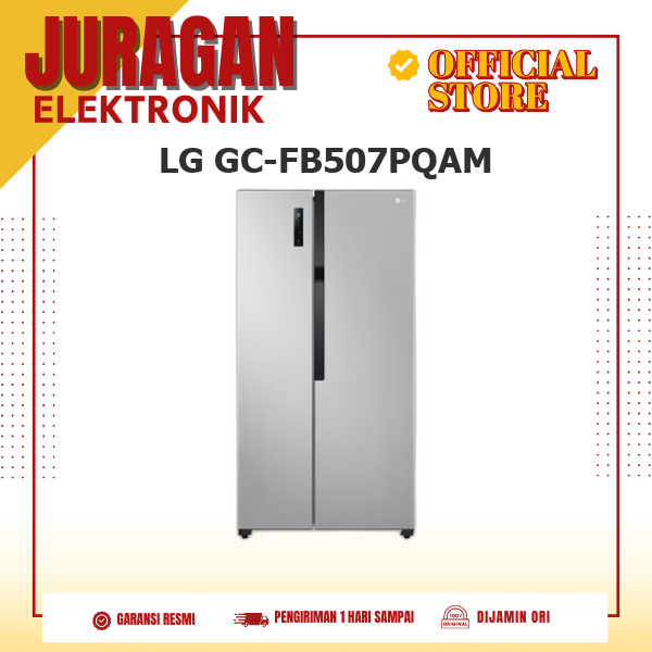 Jual LG GC-FB507PQAM KULKAS 2 PINTU SIDE BY SIDE SMART INVERTER 509L ...