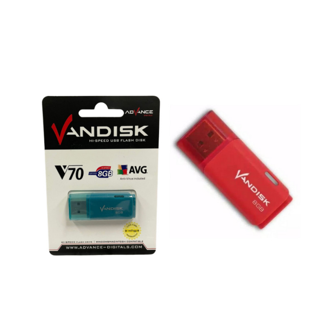 Jual VANDISK Flashdisk 8 Gb Model V70 Original | Shopee Indonesia
