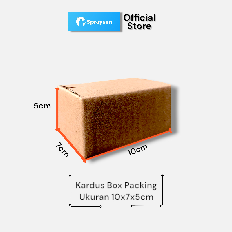 Jual Kardus Box Packing Premium 10x7x5cm Dus Baru Luar Dalam Polos ...