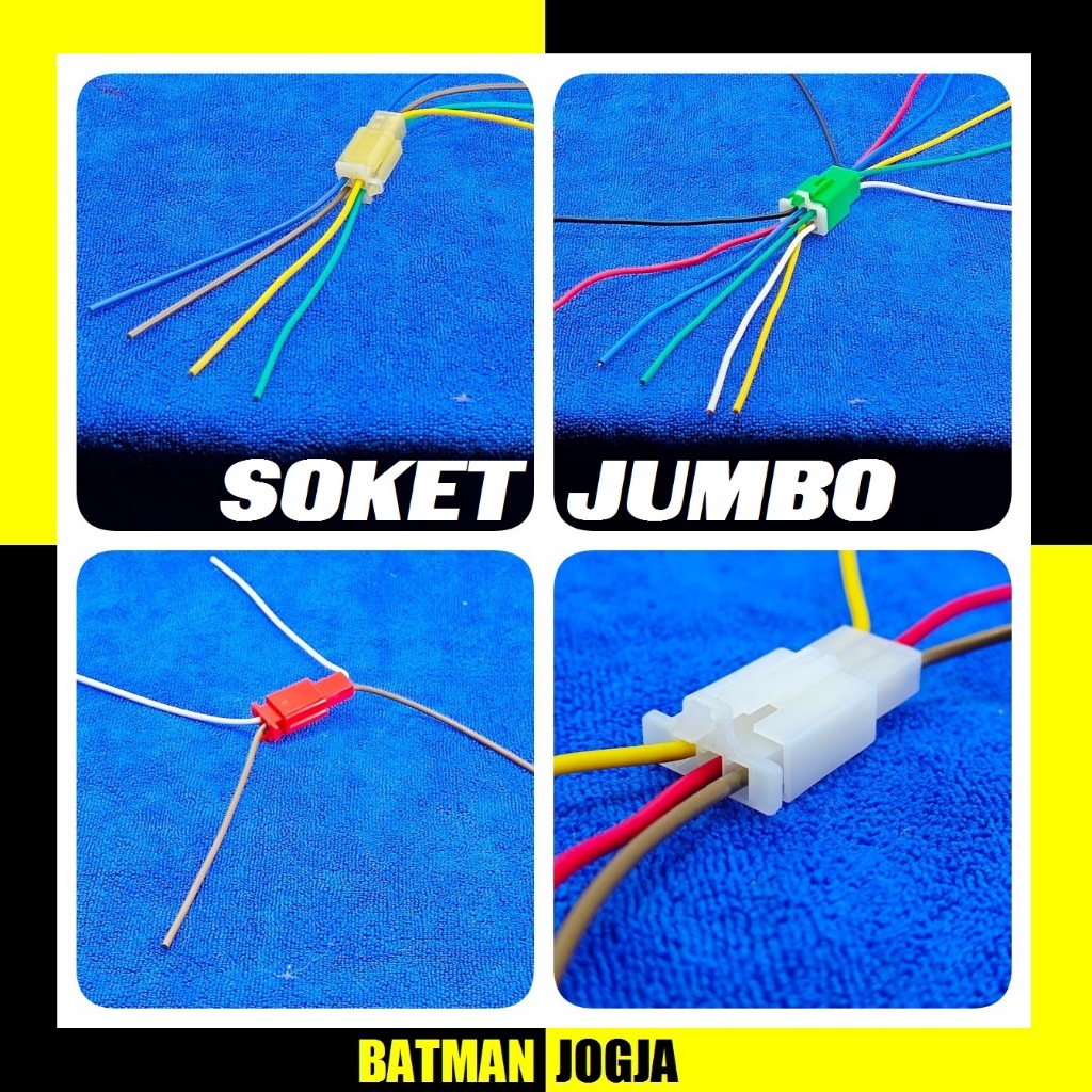 Jual SOKET KABEL JUMBO BESAR SET jantan betina ukuran besar 2p 3p 4p 5p ...