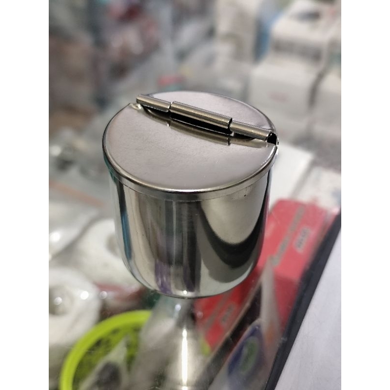 Jual Tempat Cotton Roll Pellete / 5 Cm / Wadah Kasa Tampon Stainless ...