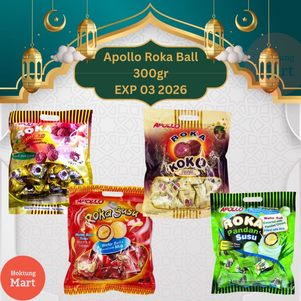 Jual Apollo Roka Wafer Ball Snack Jadul isi 50s All Varian 300GR ...