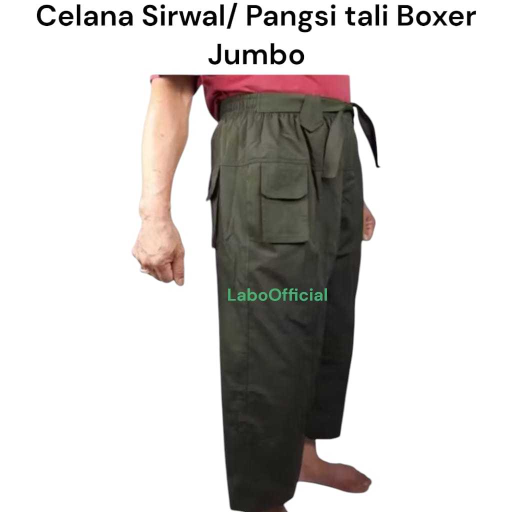 Jual Celana Sirwal Pangsi Jumbo Tali Boxer | Shopee Indonesia