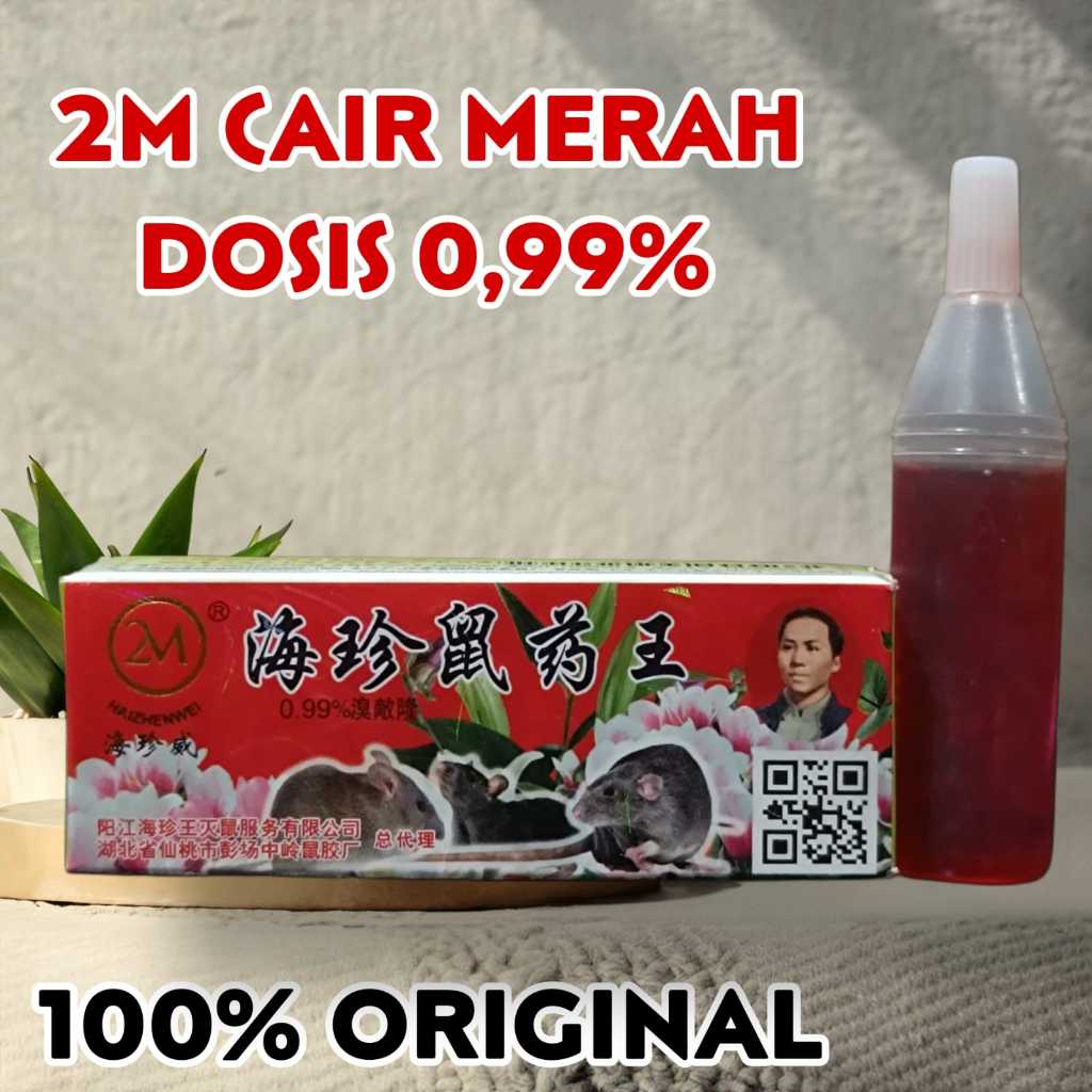 Jual [RACUN TIKUS CAIR MERAH 2M DOSIS TINGGI 0,99%] RACUN TIKUS CAIR ...