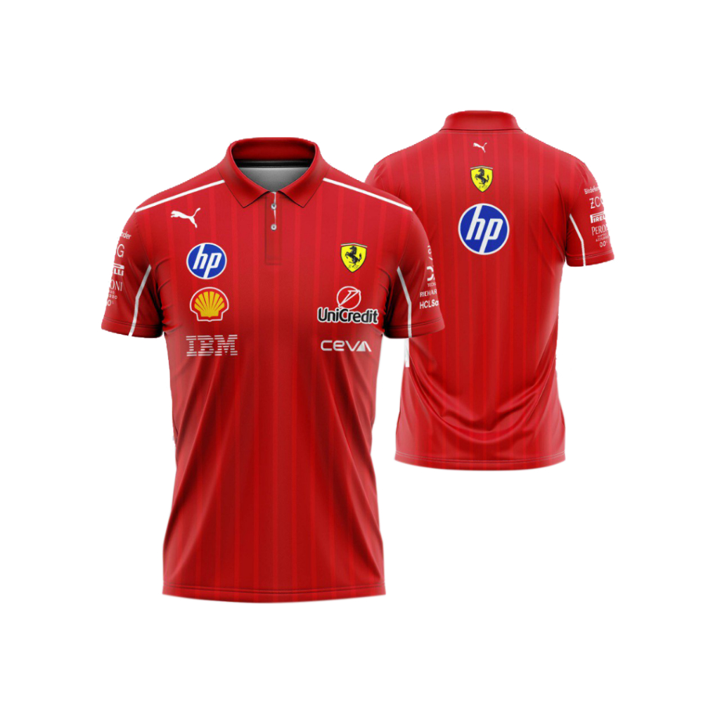 Jual JERSEY SCUDERIA FERRARI HP F1 TEAM 2025 PREMIUM DRI-FIT MATERIAL ...