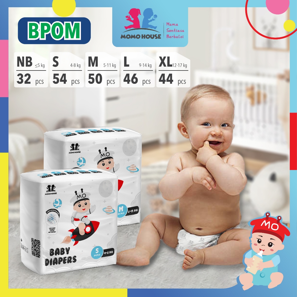 Jual MOMO HOUSE Popok Bayi Baru Lahir Popok Newborn Diaper Baby Diapers ...