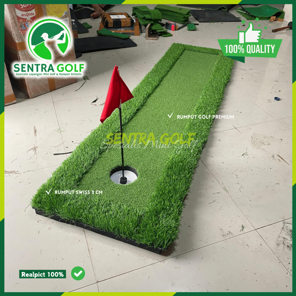 Jual Karpet Mini Golf Putter Ukuran 50x250 cm / Lapangan Mini Golf ...