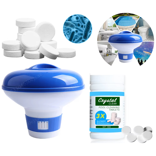 Jual Dispenser Tabung Pelampung Obat Klorin Kaporit Apung Tablet ...