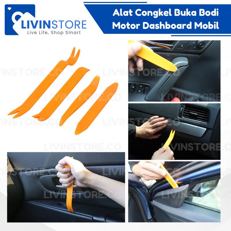 Jual LIVINSTORE 【Alat Pelepas Panel】 Pintu Mobil Audio Trim Removal Kit ...