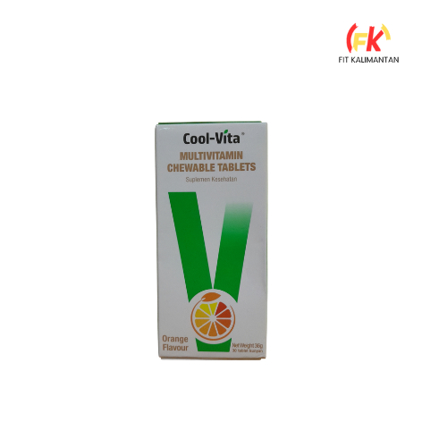 Jual Cool-Vita Multivitamin Chewable Tablets Suplemen Kesehatan Orange ...