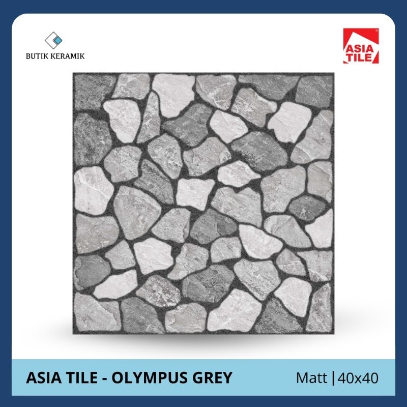 Jual Keramik 40x40 cm | Asia Tile | Olympus Series | Matt / Permukaan ...