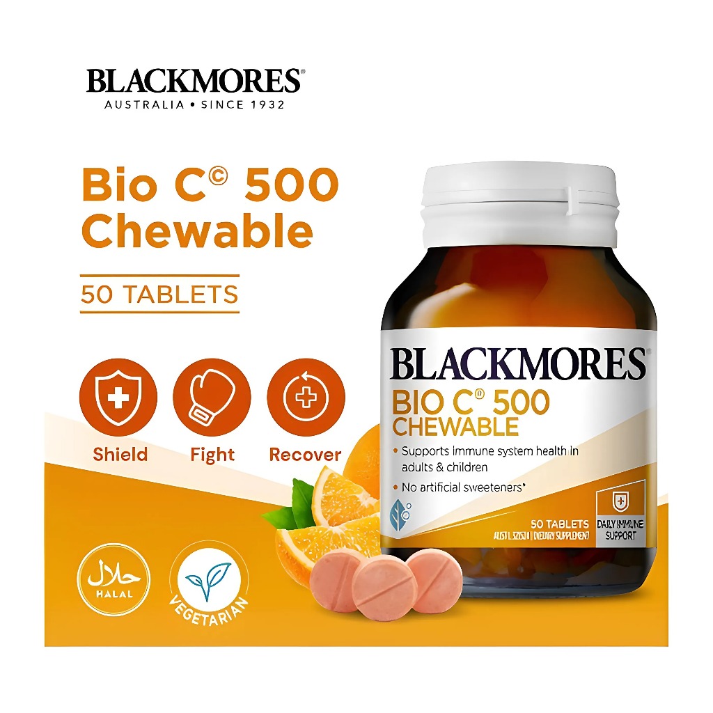 Jual BLACKMORES Bio C 500 Chewable Vitamin C 50s (Singapore Version ...