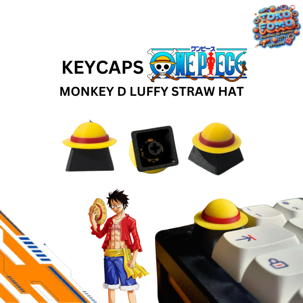Jual TOKO FOMO One Piece Theme Keycaps Mechanical Keyboard Monkey D ...