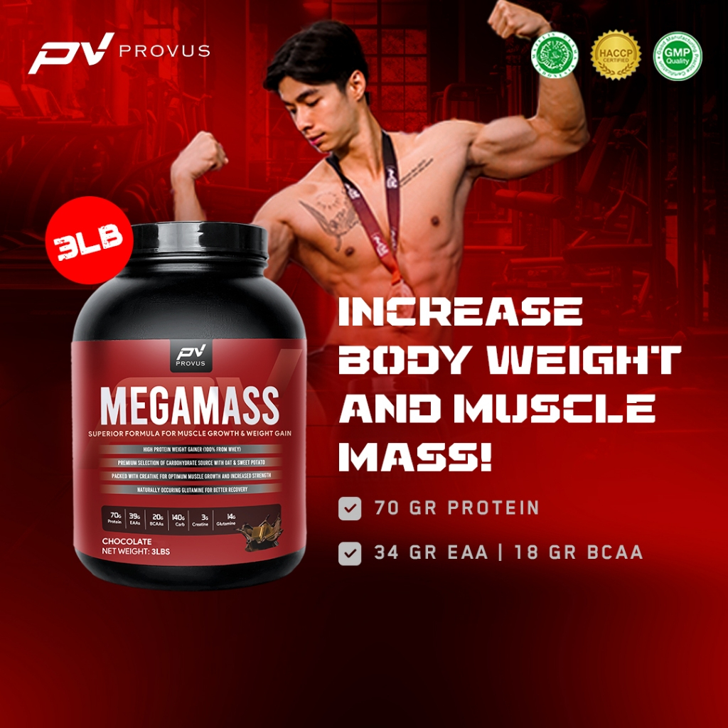 Jual Provus Mega Mass 3Lb - Weight Gainer | Shopee Indonesia