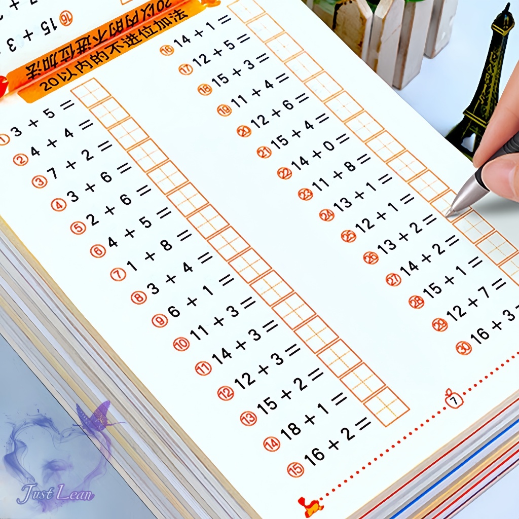 Jual Math Exercise Workbook Subtraction And Addition: Soal Latihan ...