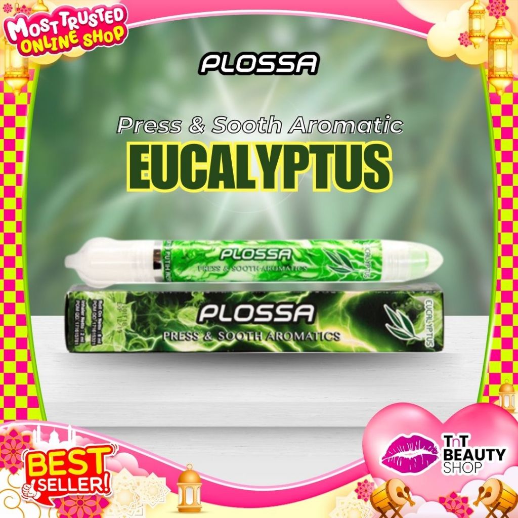 Jual Plossa Press And Soothe Eucalyptus Aromaterapi Roll On & Inhaler ...