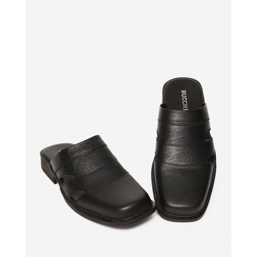 Jual Buccheri Andra Sandals Men Black | Shopee Indonesia