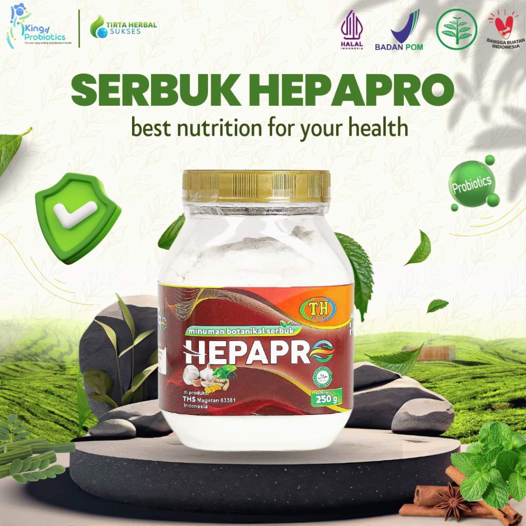 Jual Bioth Serbuk Hepapro Original Probiotik Herbal Kemasan Toples 250g ...