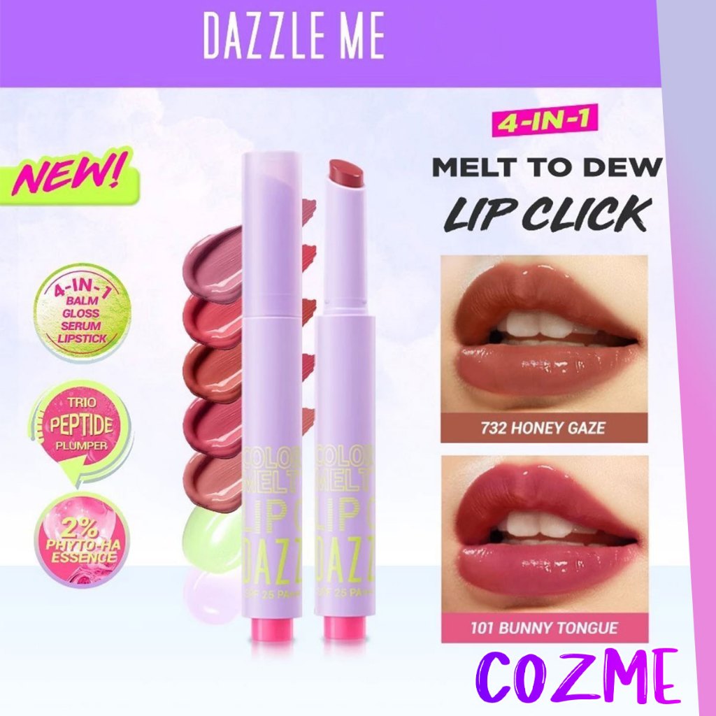 Jual DAZZLE ME Serum Color Chrome Melt To Dew Lip Click | Lipstick Pen ...
