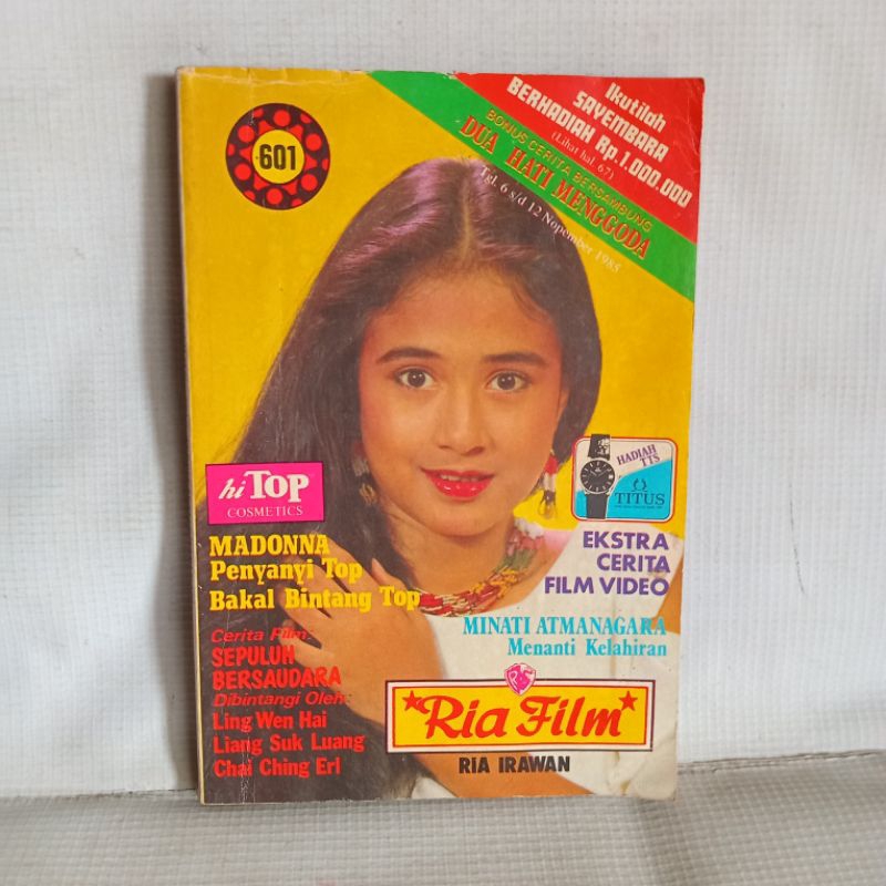Jual MAJALAH Ria Film No. 601 COVER RIA IRAWAN | Shopee Indonesia