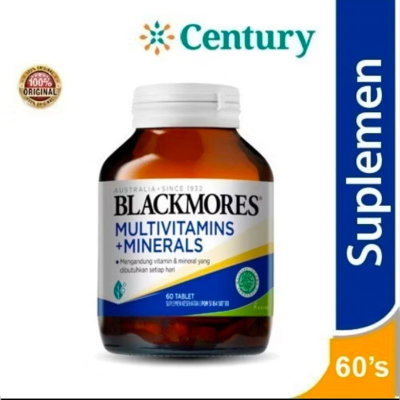 Jual Blackmores multivitamin+mineral isi 60 tablet | Shopee Indonesia