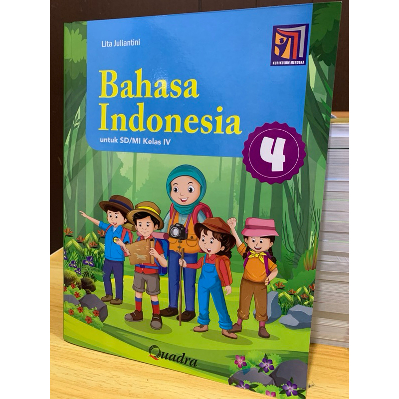 Jual Bahasa Indonesia Kelas 4 SD/MI Kurikulum Merdeka Penerbit Quadra | Shopee Indonesia