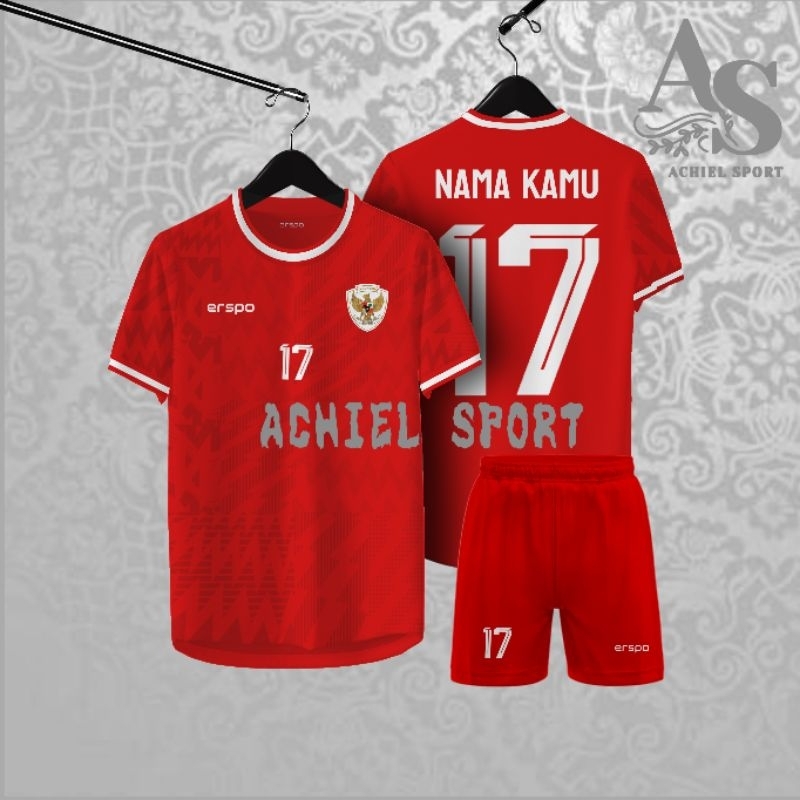 Jual Setelan Jersey Baru Timnas Indonesia Erspo 2024/2025 (FREE REQUEST SABLON NAMA & NOMOR ...