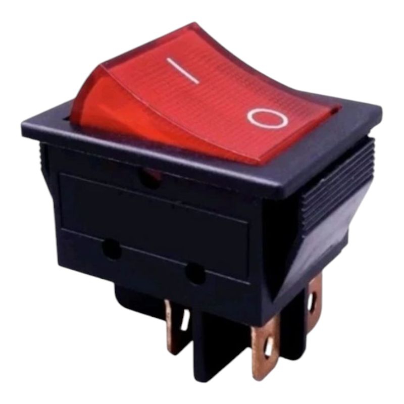 Jual SAKLAR/SWITCH ON OFF MERAH 4 PIN | Shopee Indonesia