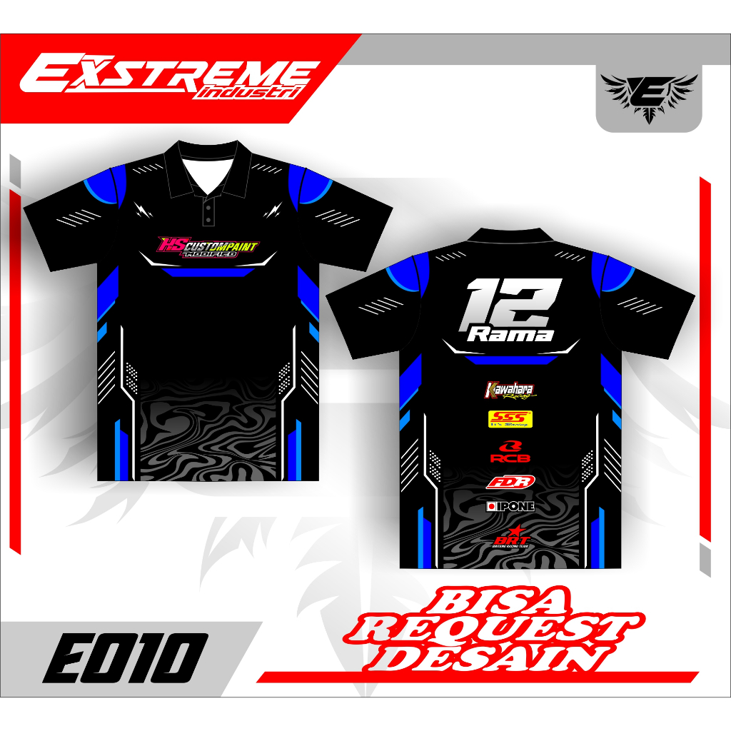 Jual JERSEY RACING kaos baju jersey racing custom full printing jersey ...