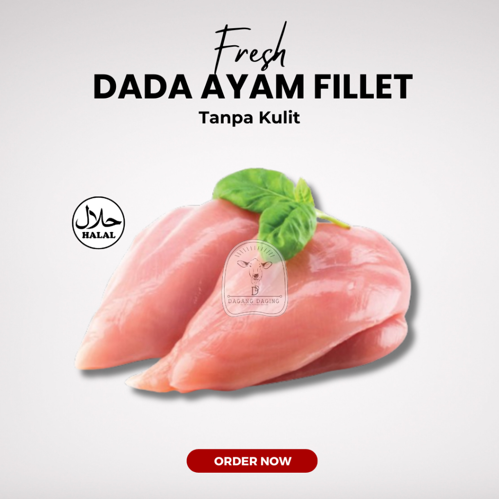 Jual Daging Ayam Dada Fillet Boneless Fresh Halal 500gr | Shopee Indonesia