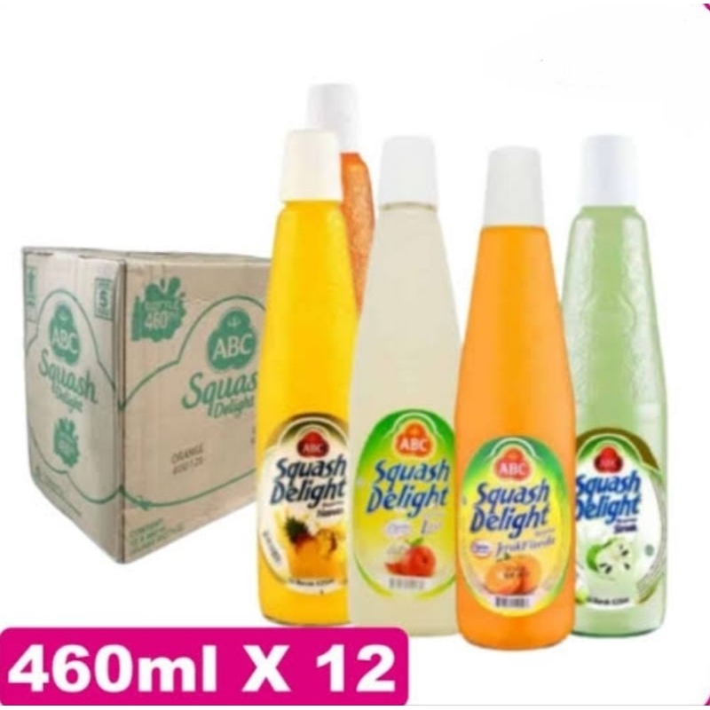 Jual Sirup ABC Squash Delight Aneka Rasa 1 Dus isi 12 botol | Shopee ...