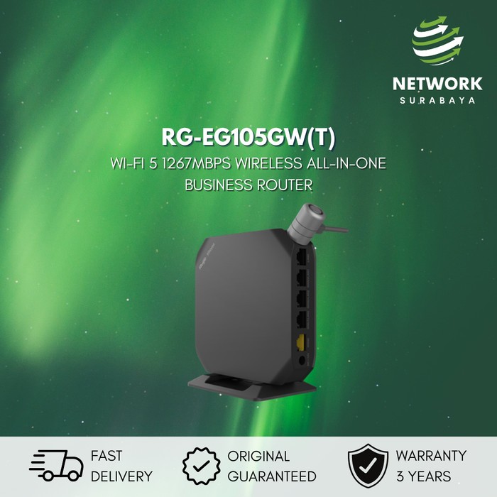 Jual RUJIE REYEE RG-EG105GW(T) Wi-Fi 5 1267Mbps Wireless Business Router | Shopee Indonesia