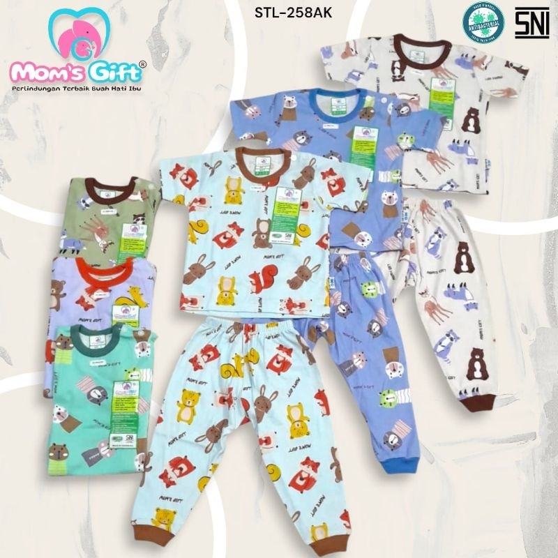 Jual terlaris !! (( 3pcs )) setelan oblong mom's gift cpr motif rendom ...