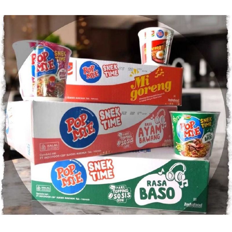 Jual Pop Mie Mini Snek Time 1 Dus isi 12 Pcs | Shopee Indonesia