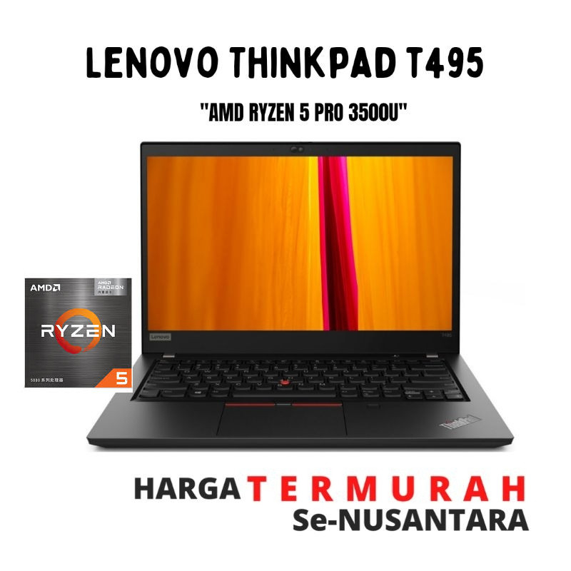 Jual Laptop Lenovo Thinkpad T495s RYZEN 5PRO Radeon VGA Mobile Gfx RAM ...