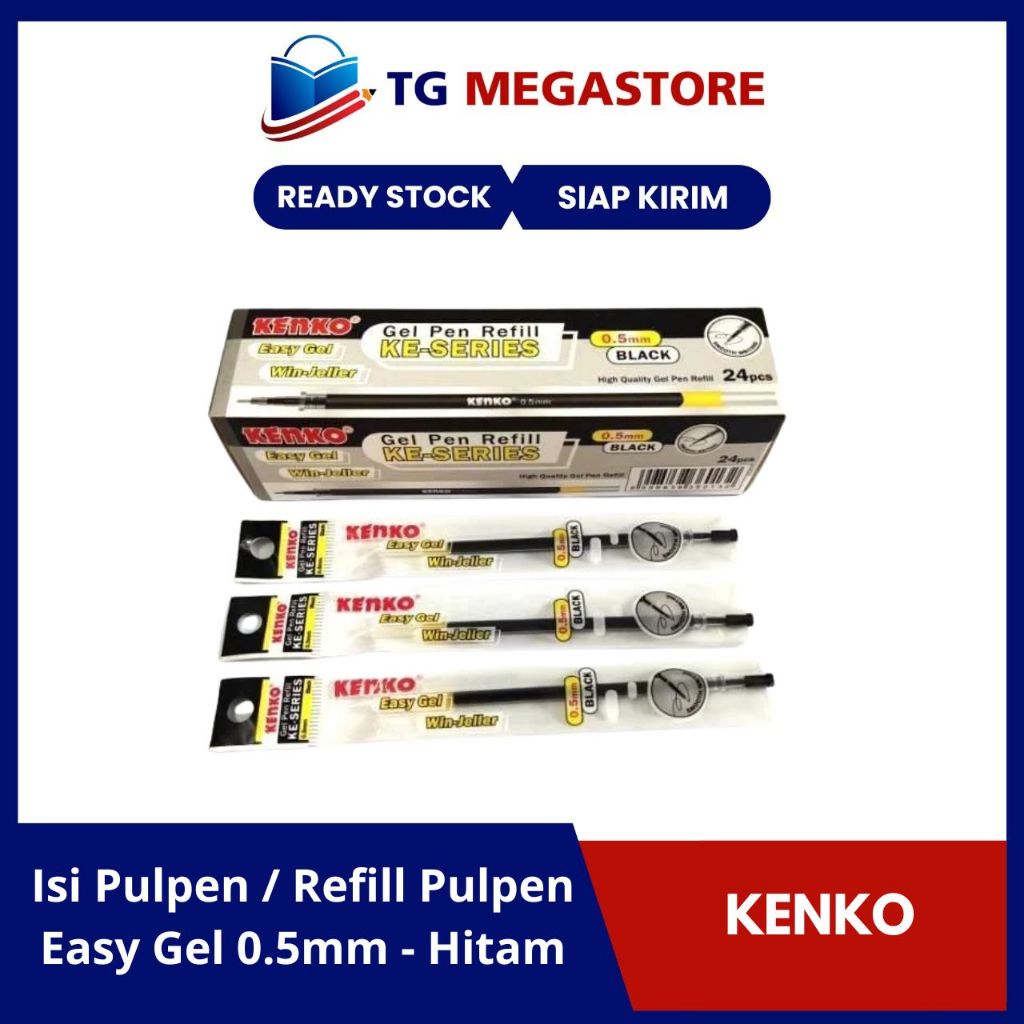 Jual Isi Pulpen / Refill Pulpen KENKO Easy Gel / KE-Series 0.5mm ...