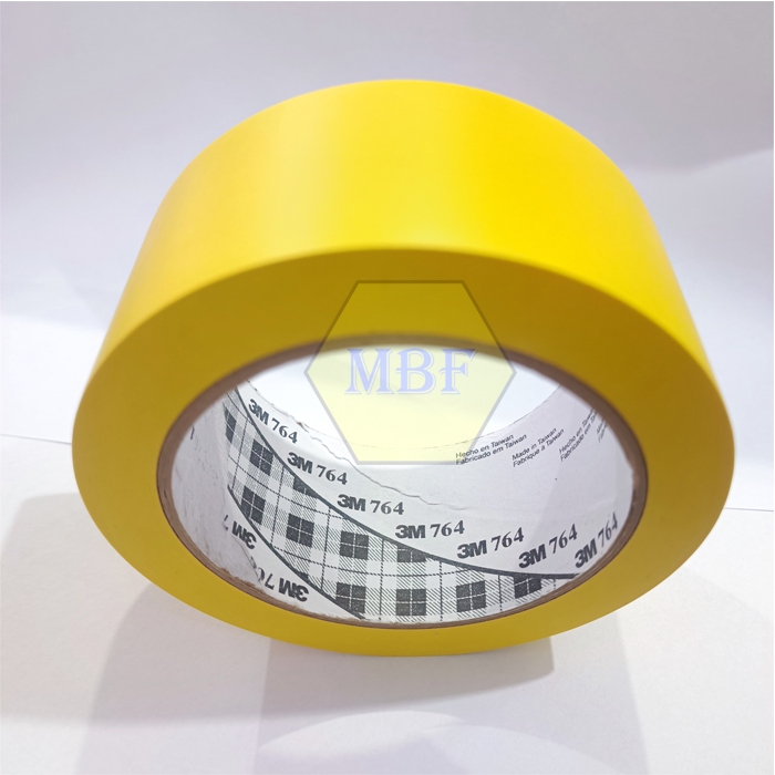 Jual 3M 764 Kuning 2 Inci Lakban Lantai / Vinyl Tape / Floor Marking | Shopee Indonesia